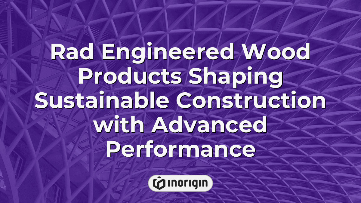 Rad Engineered Wood Products Shaping Sustainable Construction With ...