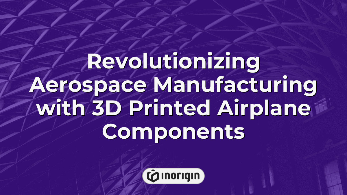 Revolutionizing Aerospace Manufacturing With 3d Printed Airplane Components