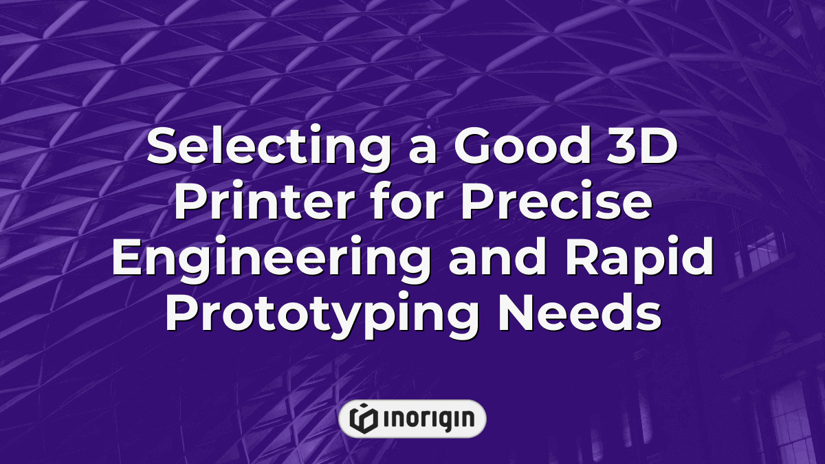 Selecting A Good 3d Printer For Precise Engineering And Rapid ...