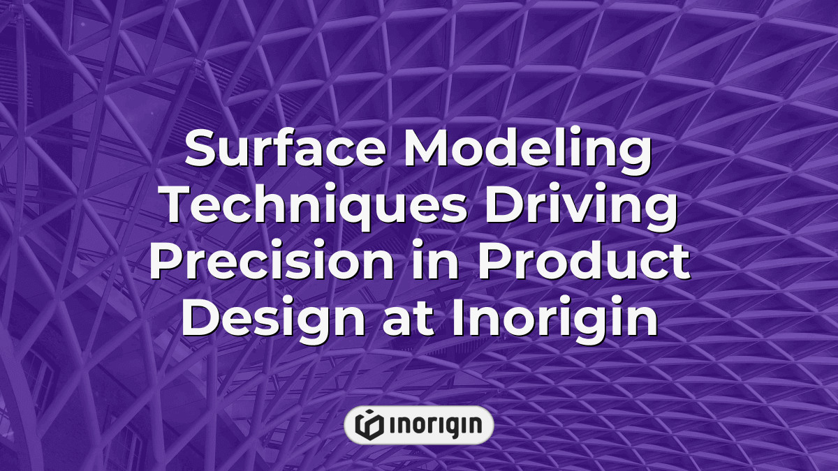 Surface Modeling Techniques Driving Precision In Product Design At Inorigin