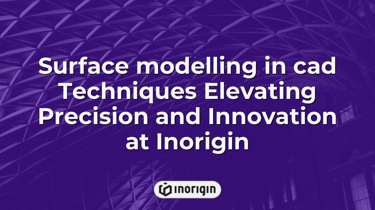 Surface Modelling In Cad Techniques Elevating Precision And Innovation ...