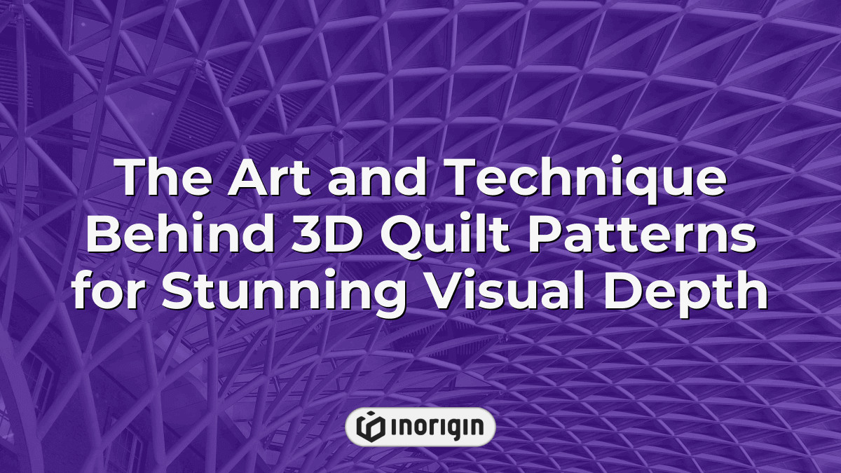 The Art And Technique Behind 3d Quilt Patterns For Stunning Visual Depth
