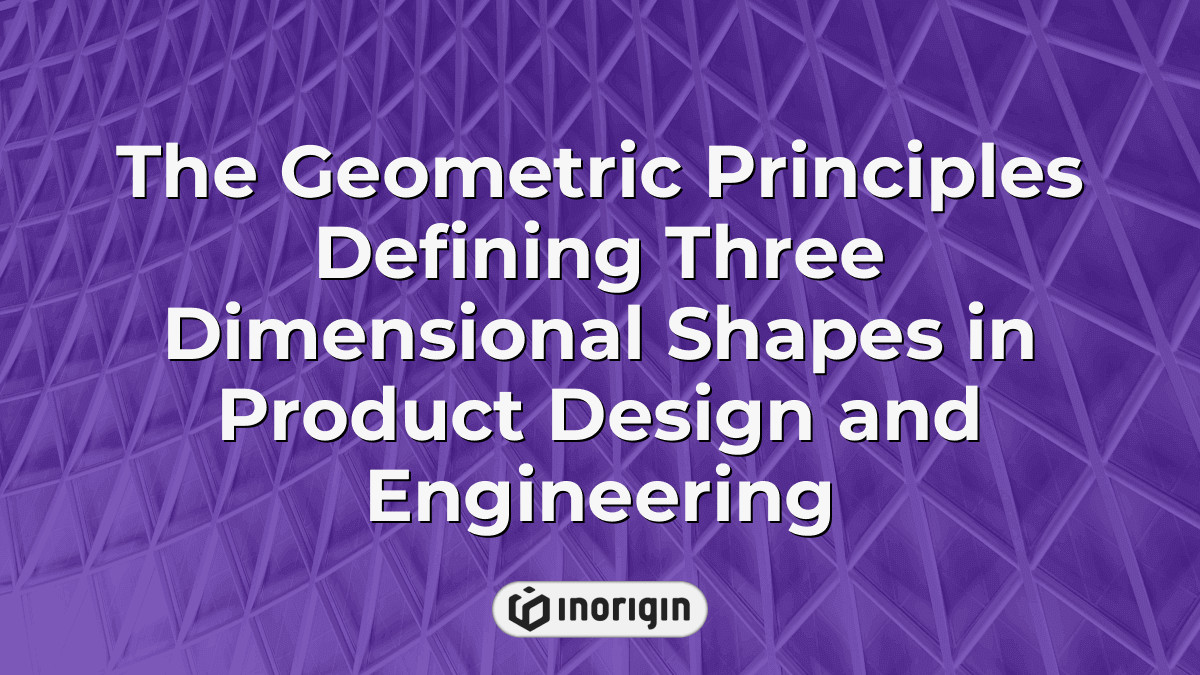 The Geometric Principles Defining Three Dimensional Shapes In Product ...