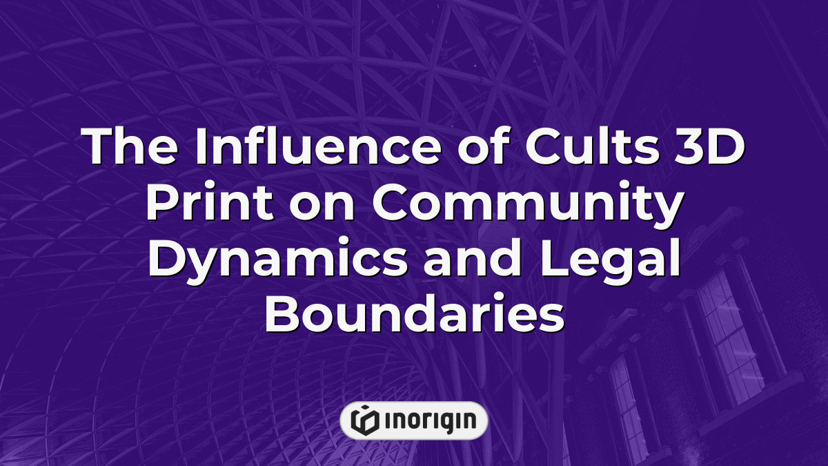 The Influence Of Cults 3d Print On Community Dynamics And Legal Boundaries