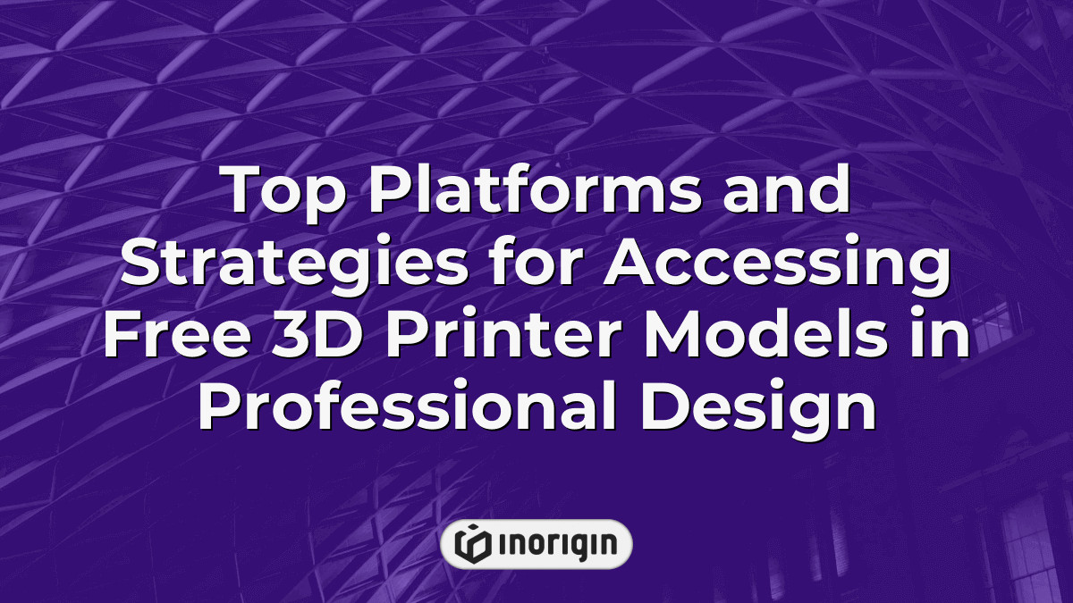 Top Platforms And Strategies For Accessing Free 3d Printer Models In ...