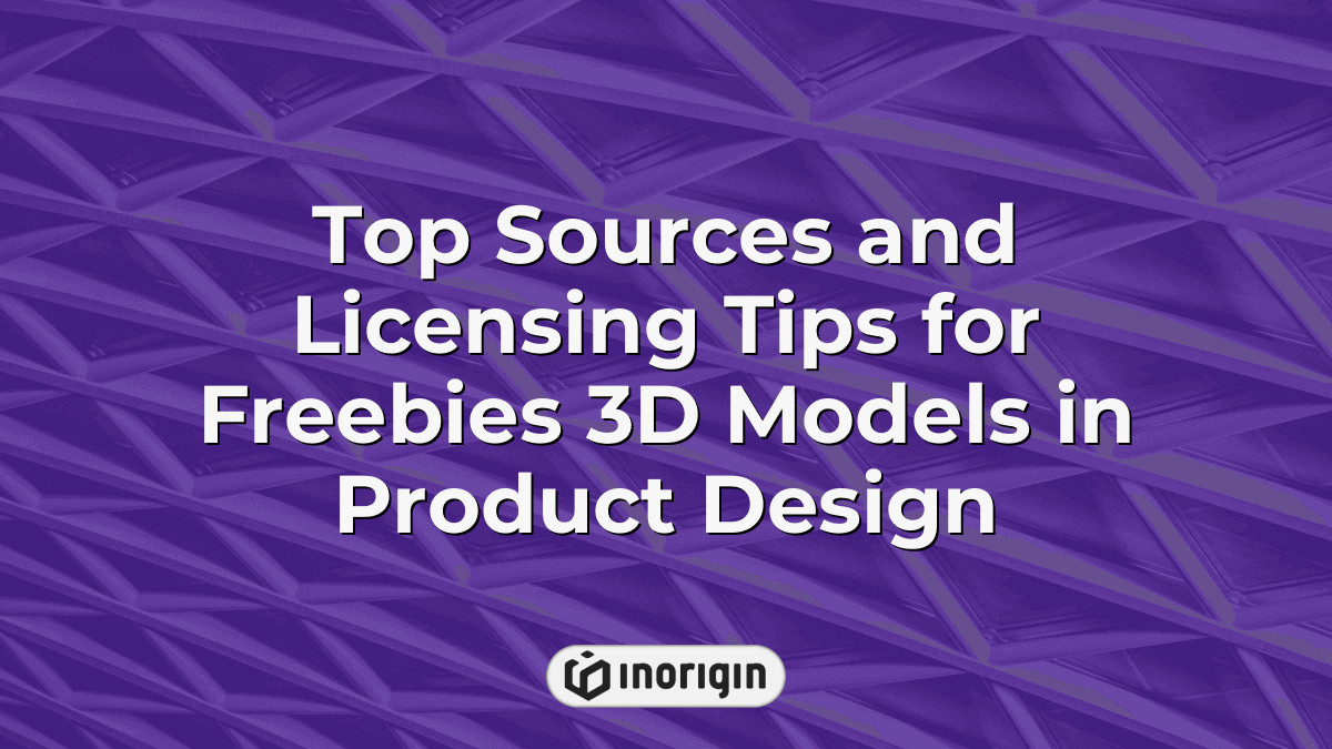 Top Sources And Licensing Tips For Freebies 3d Models In Product Design