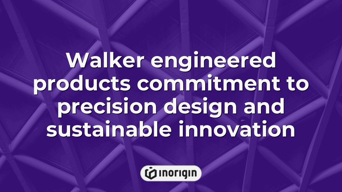 Walker Engineered Products Commitment To Precision Design And ...