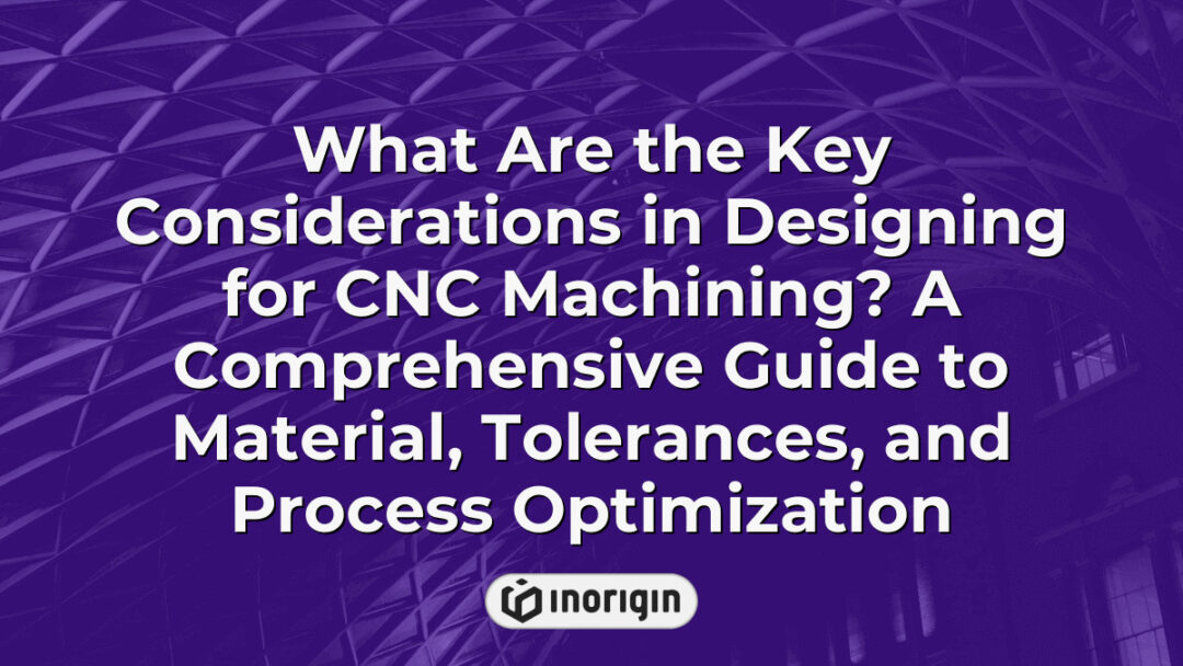 What Are The Key Considerations In Designing For CNC Machining? A Comprehensive Guide To ...
