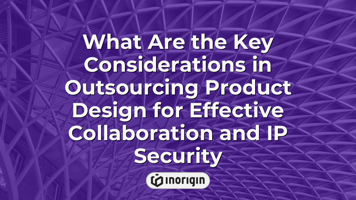 What Are The Key Considerations In Outsourcing Product Design For ...