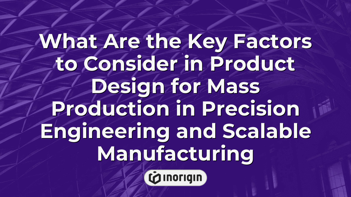 What Are The Key Factors To Consider In Product Design For Mass ...
