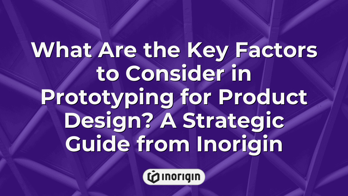 What Are The Key Factors To Consider In Prototyping For Product Design ...