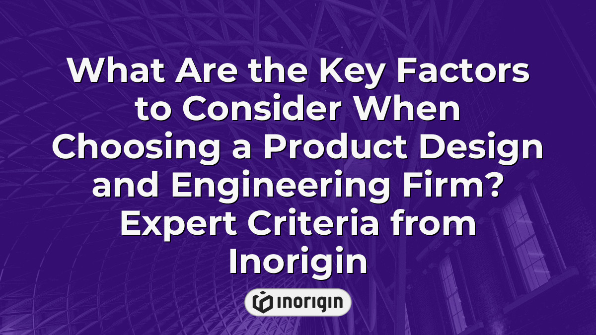 What Are The Key Factors To Consider When Choosing A Product Design And ...
